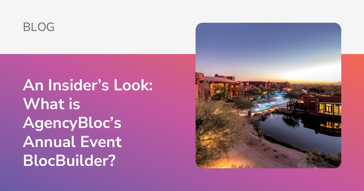 What is AgencyBloc's Annual Event BlocBuilder?