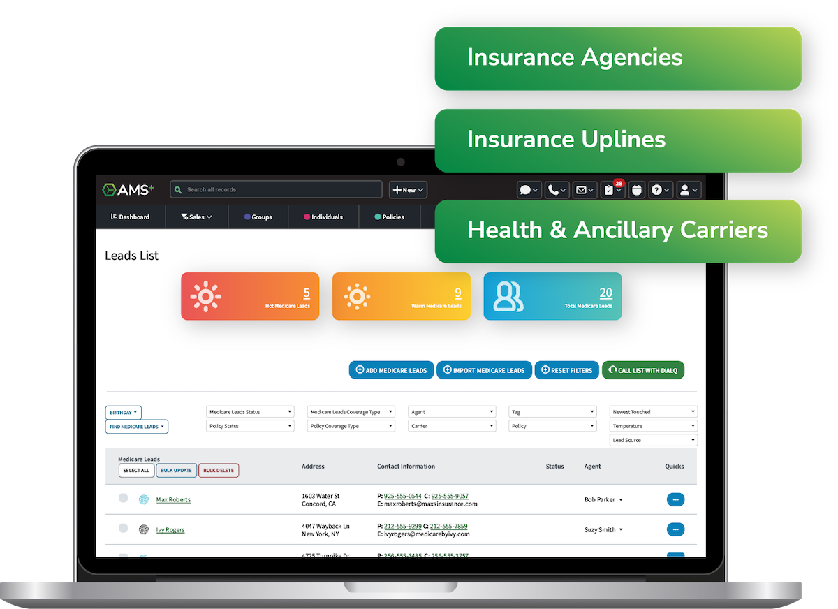 Agency Management System/CRM for Health & Life Insurance | AgencyBloc
